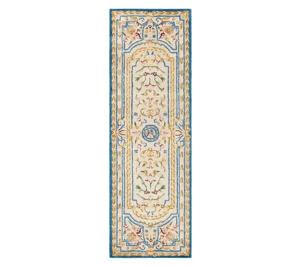 SAFAVIEH Savonnerie Palais Fleur Wool 2'-6' X 8 Rug - One-color