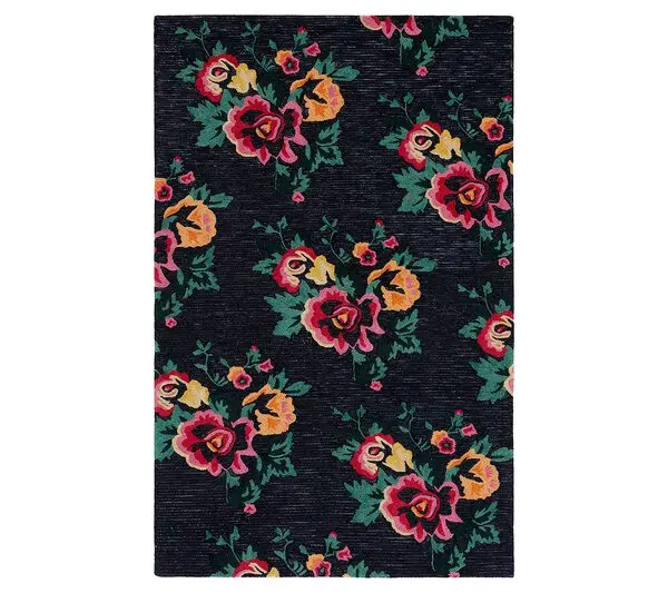SAFAVIEH Twilight Petals 5' X 8' Hand Tufted Wo Ol Rug - One-color