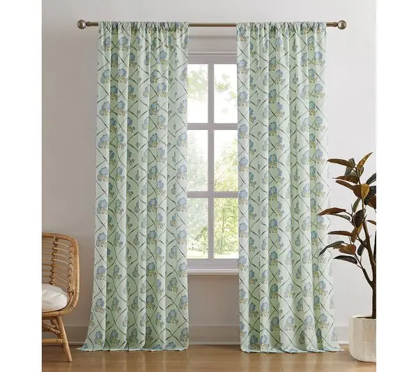 BROOKLYN LOOM Olivia 50x96 Window Curtain - One-color
