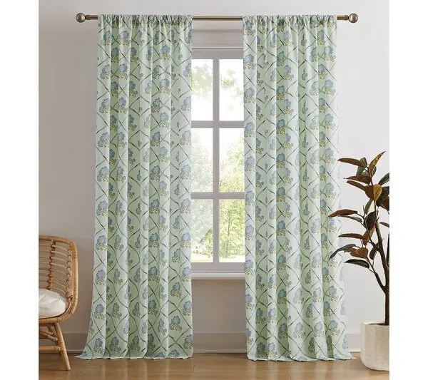 BROOKLYN LOOM Olivia 50x84 Window Curtain - One-color