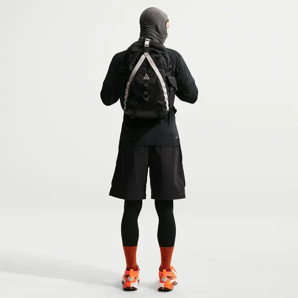Nike Wildsee" Dri-fit Short-sleeve Base Layer Top - Black