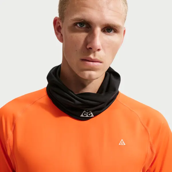 Nike Wildsee" Dri-fit Short-sleeve Base Layer Top - Orange