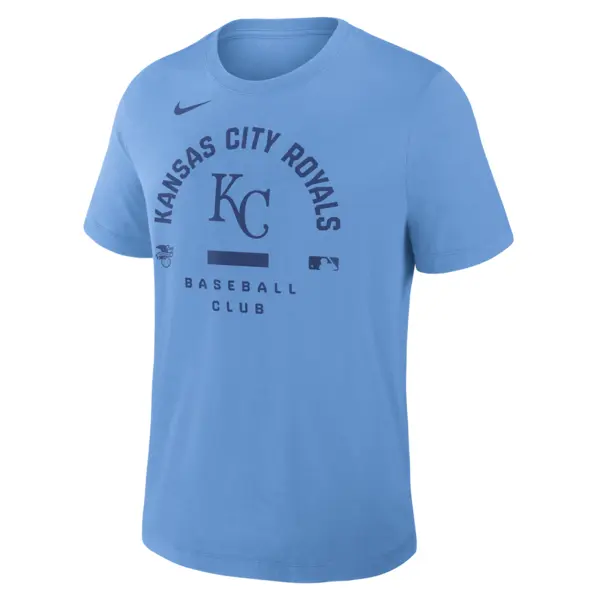 Nike Kansas City Royals Authentic Collection Early Work Dri-fit Mlb T-shirt - Blue