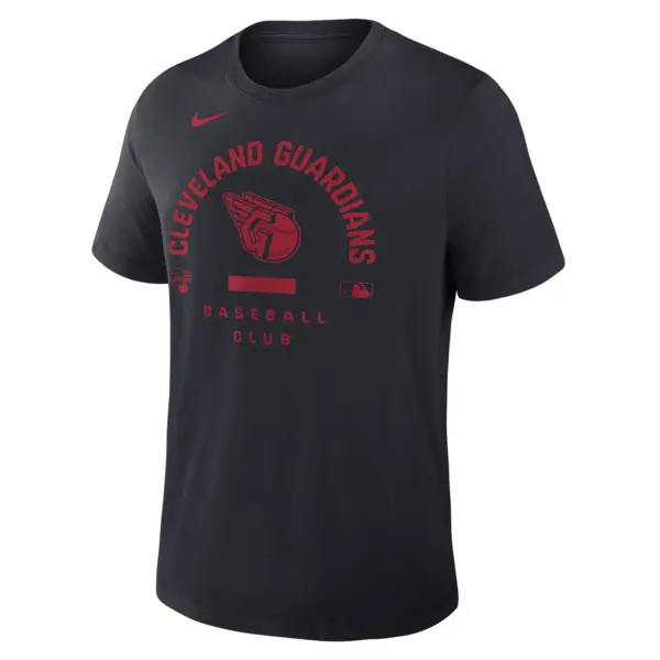 Nike Cleveland Guardians Authentic Collection Early Work Dri-fit Mlb T-shirt - Blue