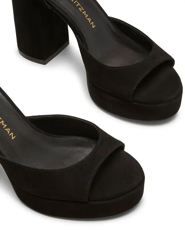 STUART WEITZMAN Dayna Ii Platform Sandals - Black