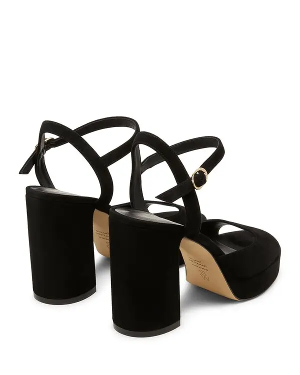 STUART WEITZMAN Dayna Ii Platform Sandals - Black