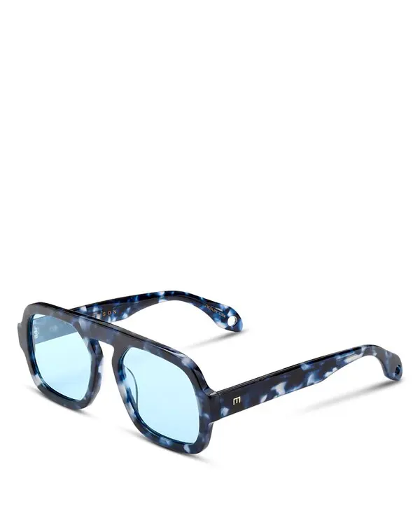 ELISA JOHNSON Jane Aviator Sunglasses - Blue