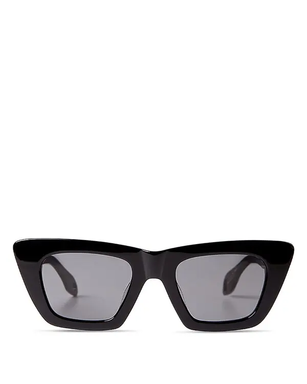 ELISA JOHNSON Lori Cat Eye Sunglasses 49mm - Gloss Black