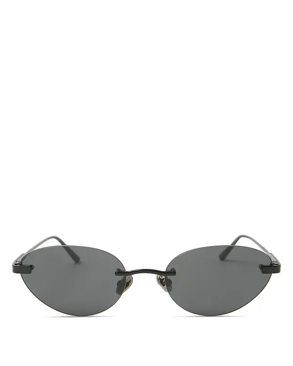 ELISA JOHNSON Trinity Cat Eye Sunglasses - Gloss Black