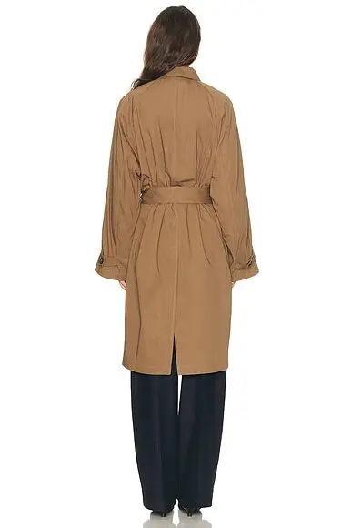 TOTEME Trench Coat With Detachable Waist-tie - Hazel