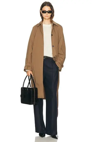 TOTEME Mohair Blend Rib Knit Sweater - Ecru
