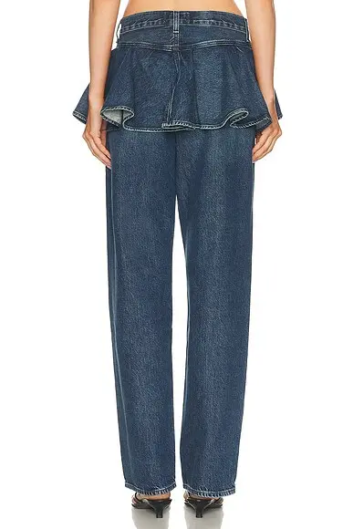 AGOLDE Peplum Jeans - Peak