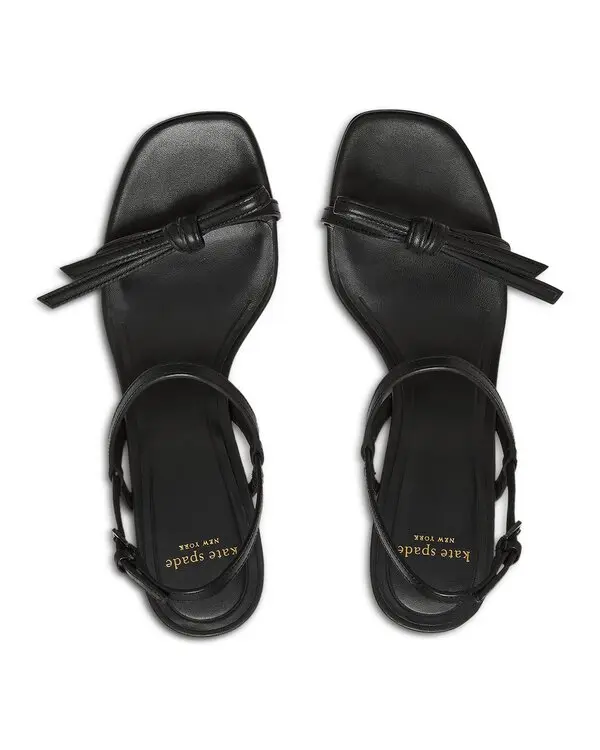 Kate Spade New York Loop High Heel Sandals - Black