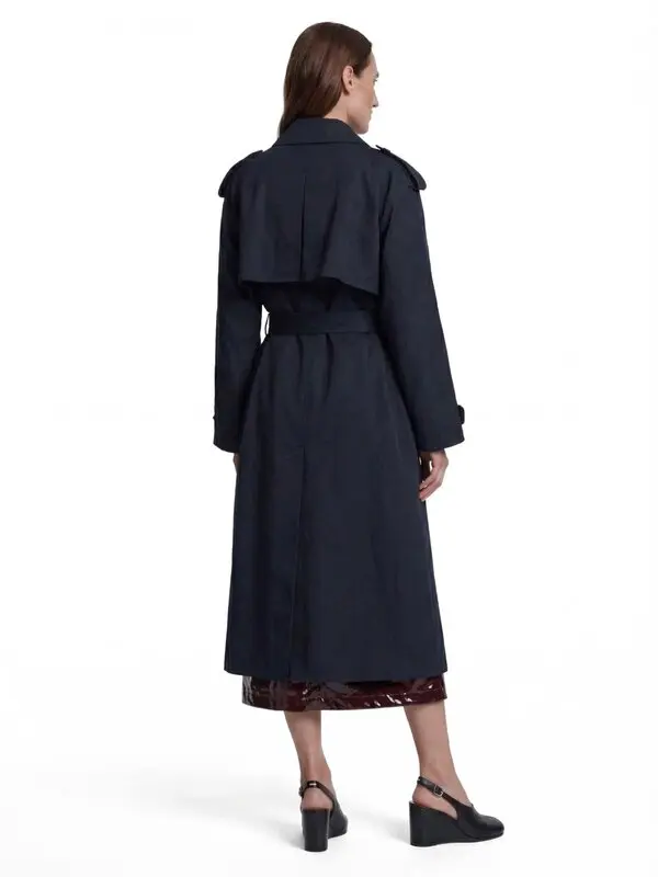 THE FRANKIE SHOP Veyron Double-breasted Trench Coat