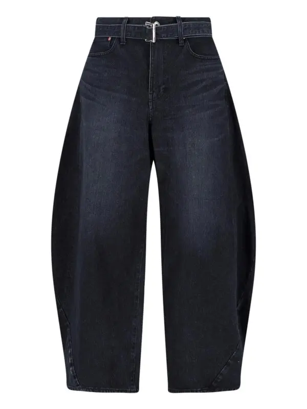 Sacai Barrel Wide Jeans - Black