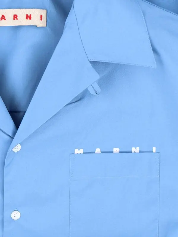 Marni Bowling Shirt - Light Blue