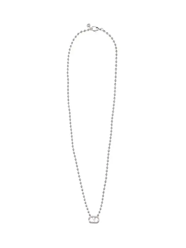 Valentino Garavani Ovalette Necklace - Silver