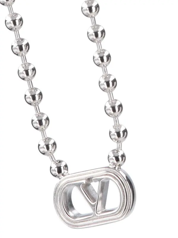 Valentino Garavani Ovalette Necklace - Silver