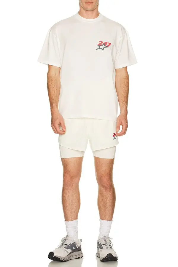 247 BY REPRESENT Hybrid Short - Flat White