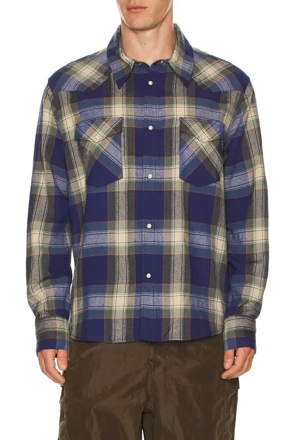 Visvim Four Corners Check Long Sleeve Shirt