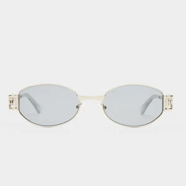 Le Specs The Forbidden Mono Sunglasses - Silver Smoke