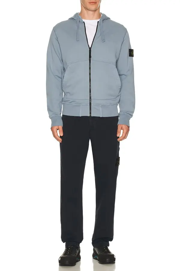 Stone Island Flat Front Trousers