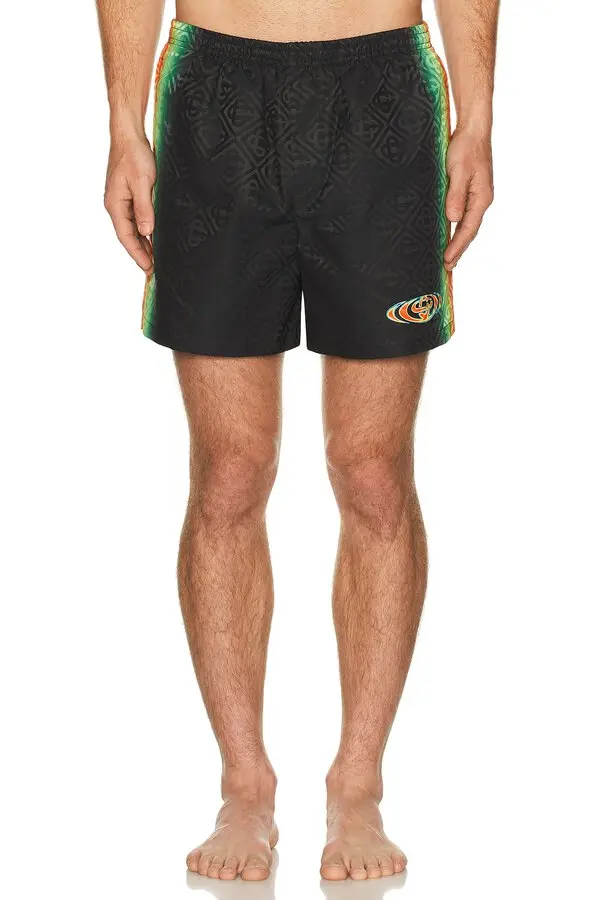 Casablanca Monogram Swim Shorts - Melting Heatmap