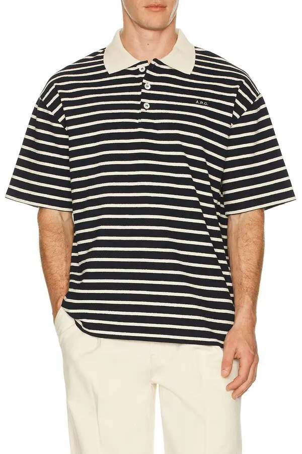 A.p.c. Polo In Navy