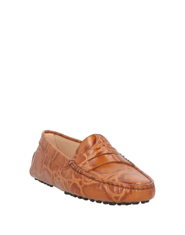 TOD'S Leather Loafers - Tan