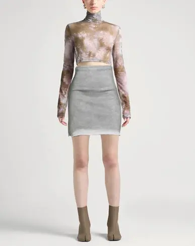 Rick Owens Denim Pencil Skirt