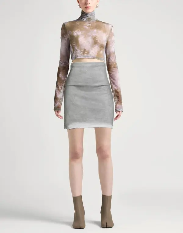 Rick Owens Denim Pencil Skirt