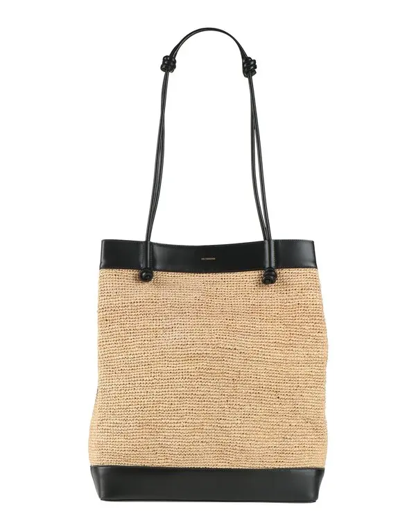 JIL SANDER Large Two-tone Shopper Bag