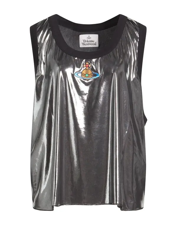 VIVIENNE WESTWOOD Metallic Sleeveless Top