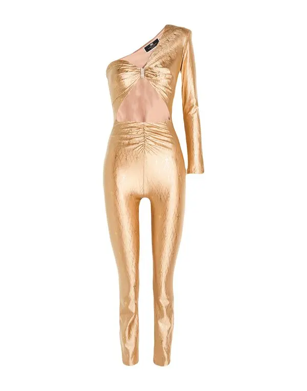 Elisabetta Franchi One-shoulder Cutout Jumpsuit