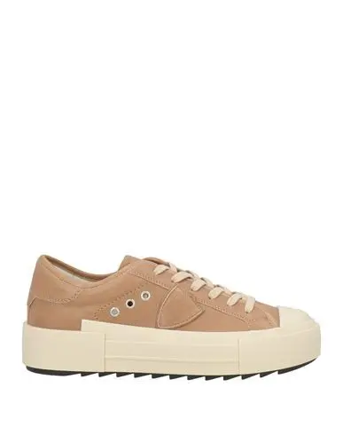 Philippe Model Haute Leather Sneakers - Camel