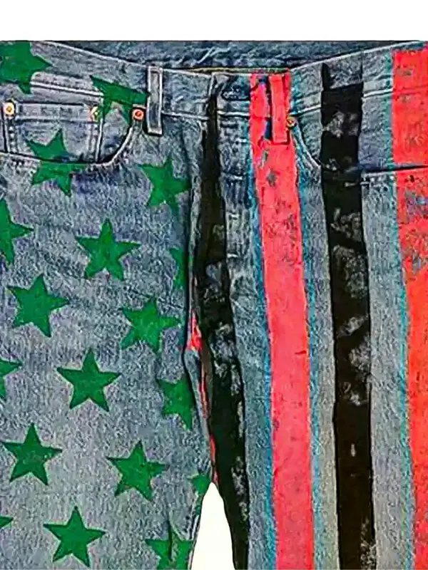 Denim Tears Cactus Plant Flea Market 4th Of July Striped Jeans