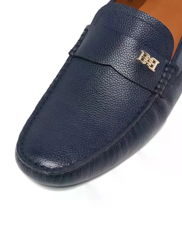 Bally B-chain Grained Leather Loafers