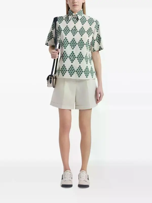 Bally Cotton Cuffed Tennis Shorts