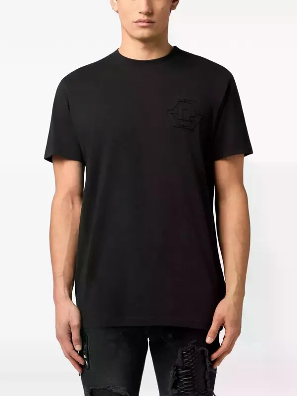 Philipp Plein Logo-embroidered T-shirt