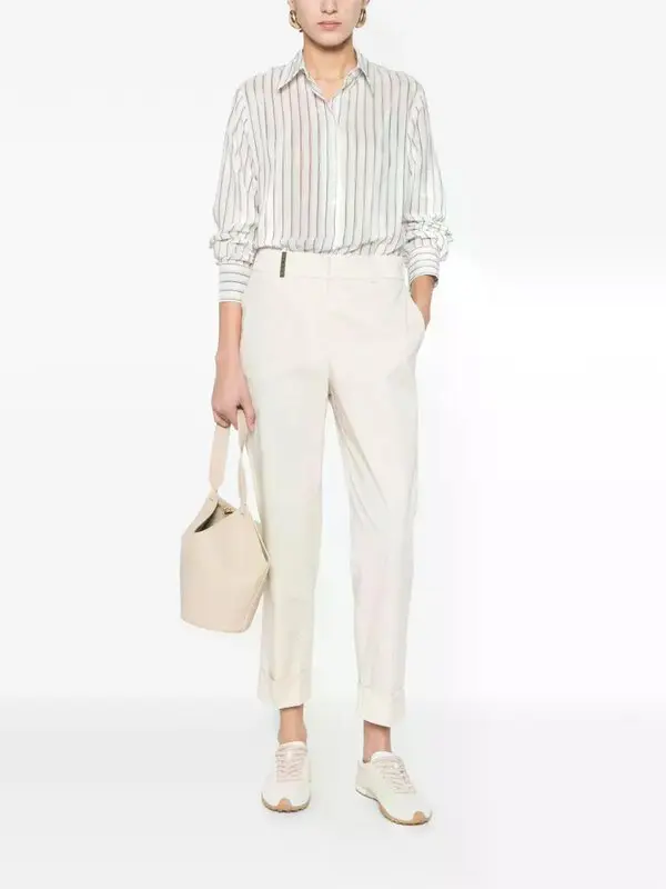 Peserico Cuffed-hem Trousers
