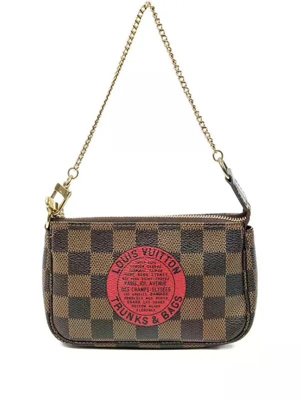 LOUIS VUITTON 2008 Mini Pochette Chain Shoulder Bag