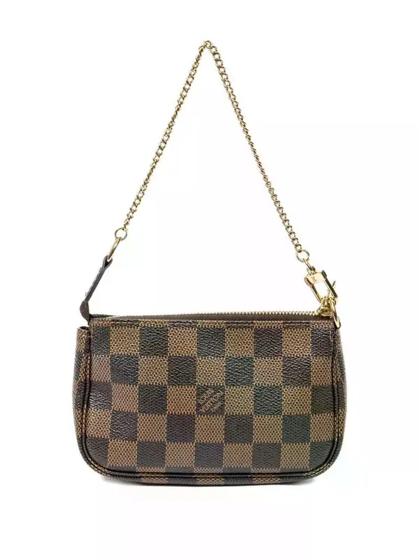LOUIS VUITTON 2008 Mini Pochette Chain Shoulder Bag