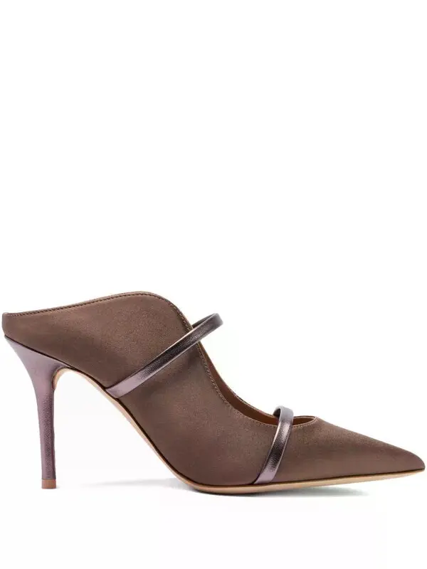 MALONE SOULIERS Maureen Strappy Mules - Brown