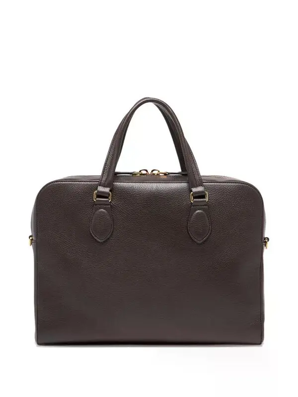 Bally Grained Leather Beckett Briefcase