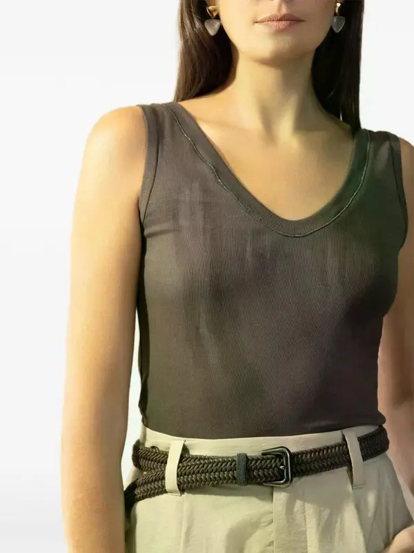 Brunello Cucinelli Ribbed Tank Top