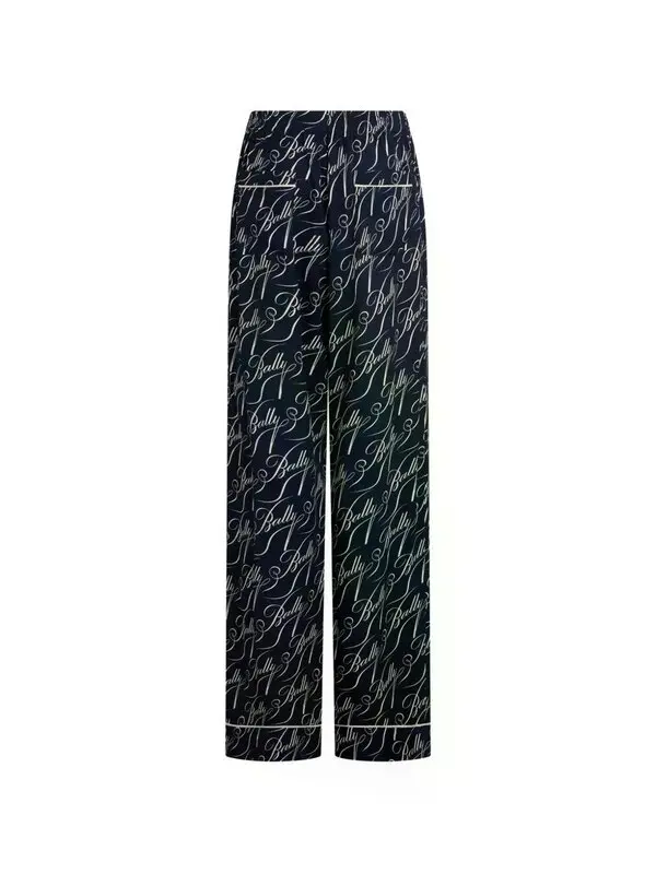 Bally Logo Print Trousers