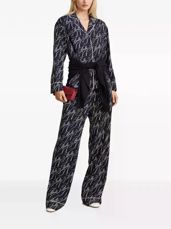 Bally Logo Print Trousers