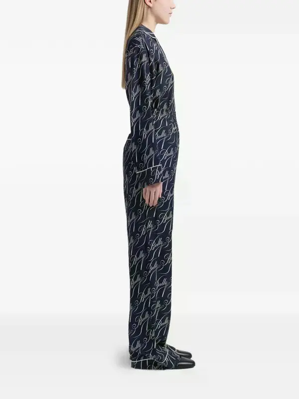 Bally Logo Print Trousers