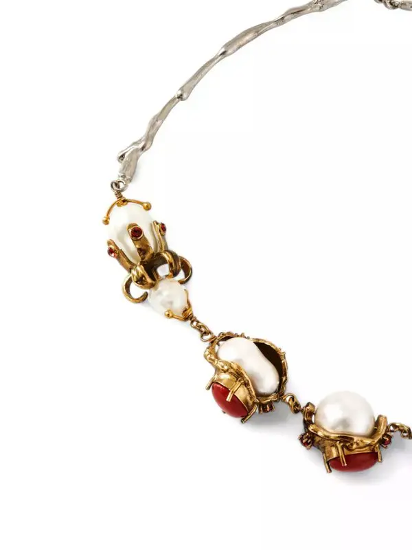 Marni Pearl-embellished Necklace