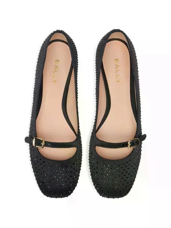 Bally Buckle-detail Ballerina Flats